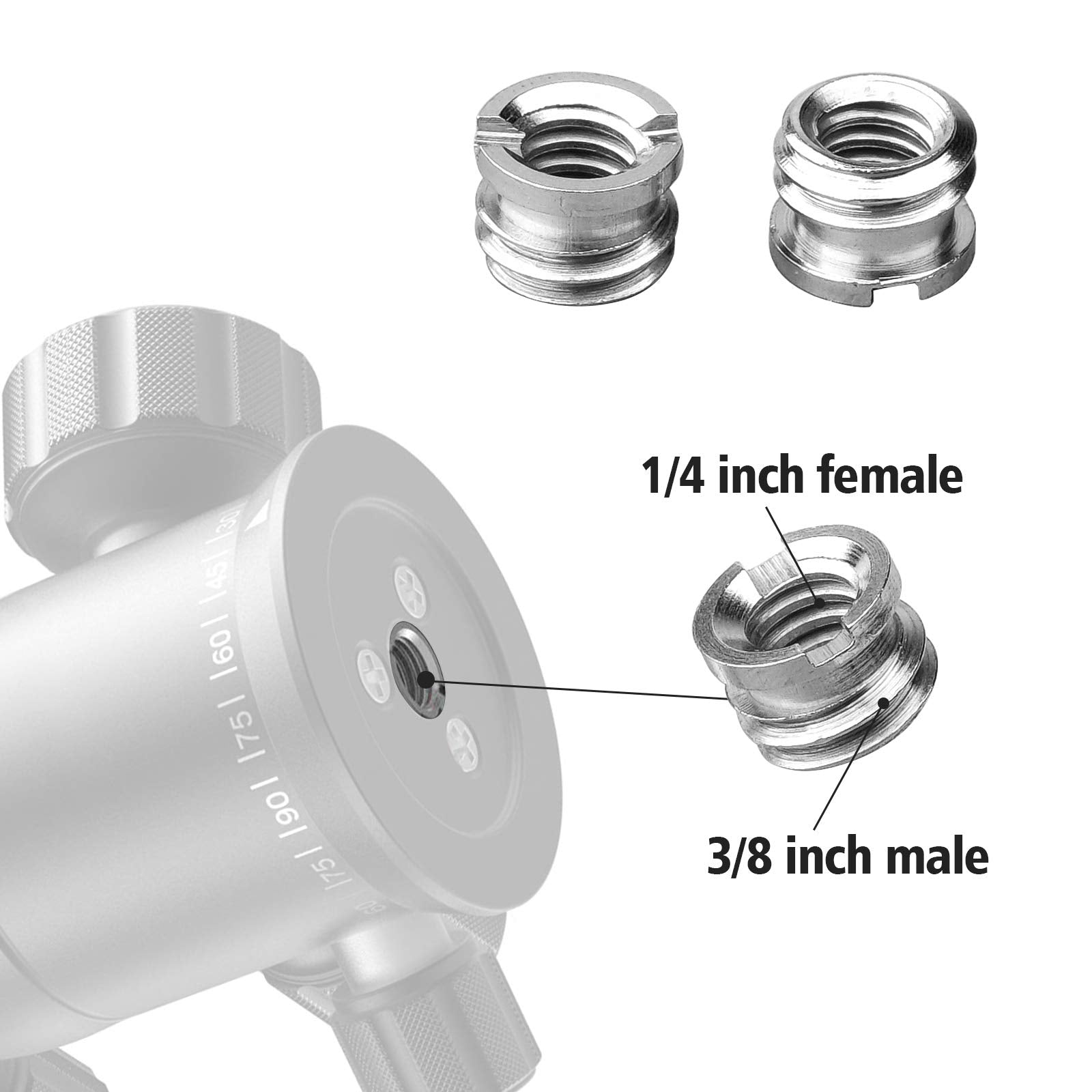 22 Pcs Camera Screw Adapters - 1/4 and 3/8 | Grip Support Store